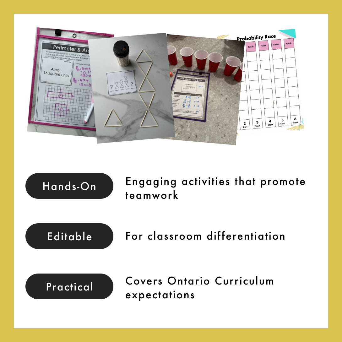 Grade 5 Ontario Math Curriculum | FULL-YEAR Math Centres | Activities ...