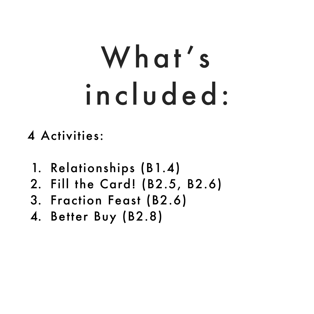 Grade 8 Ontario Math Centres | Fractions, Percents, Proportions | Goog ...