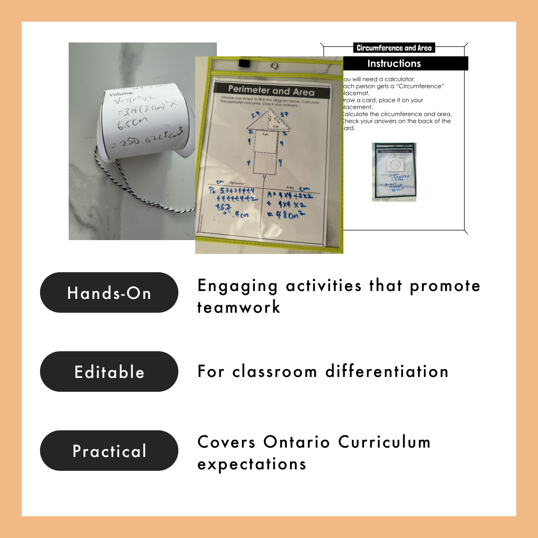 Grade 7 Ontario Math Centres | Measurement | Google Slides – My Call to ...