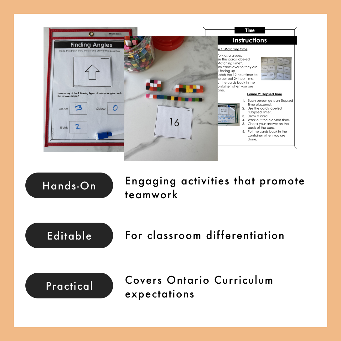 Grade 4 Ontario Math Centres | Measurement | Google Slides – My Call to ...