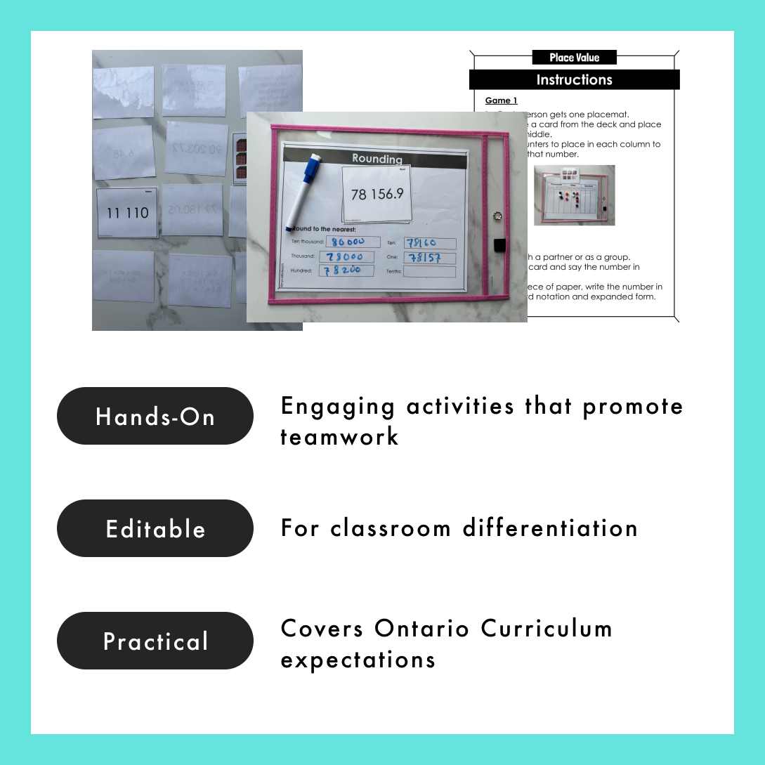Grade 5 Ontario Math Centres | Number Sense | Google Slides – My Call ...