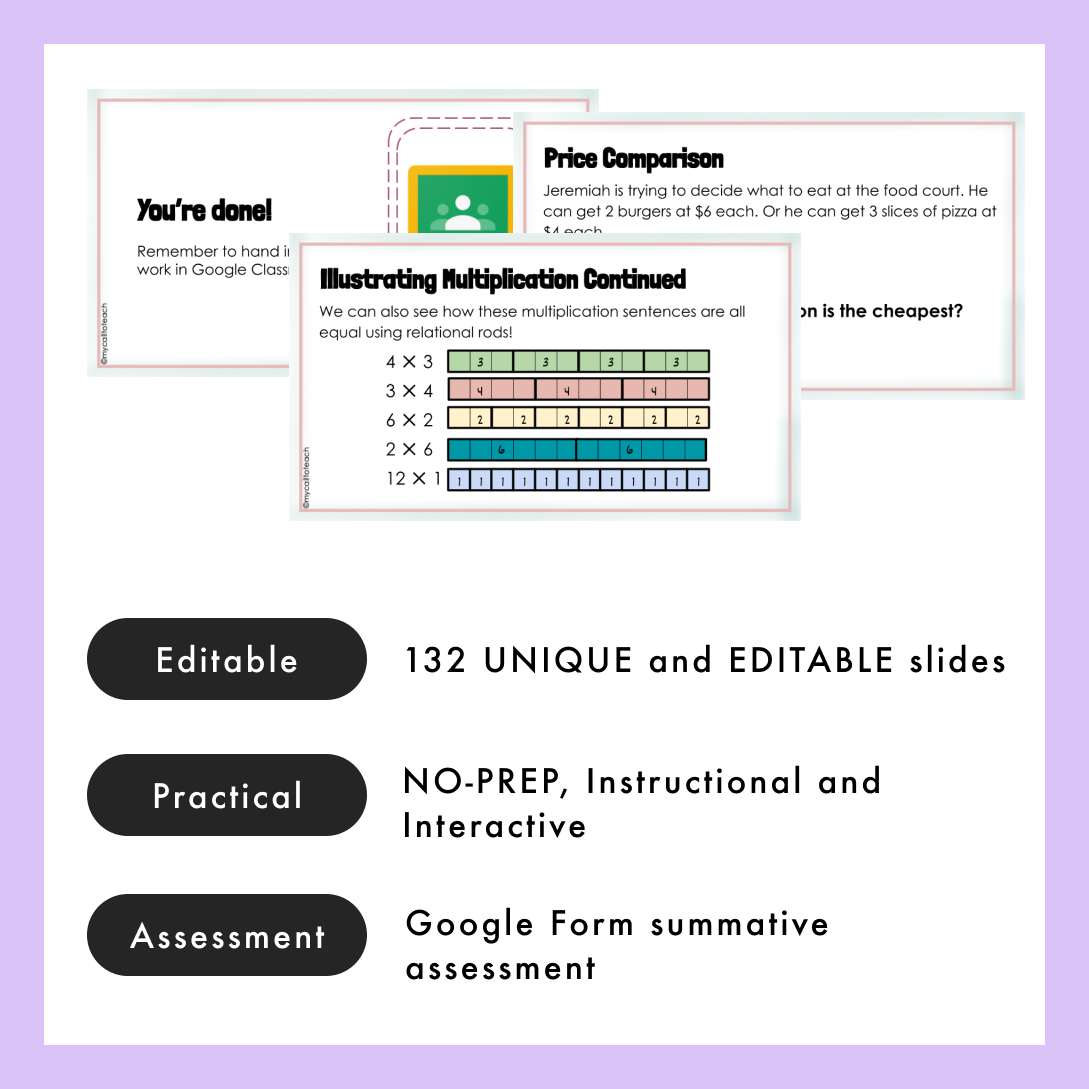 Grade 3 Ontario Math Curriculum | Patterns & Equations | Digital Googl ...