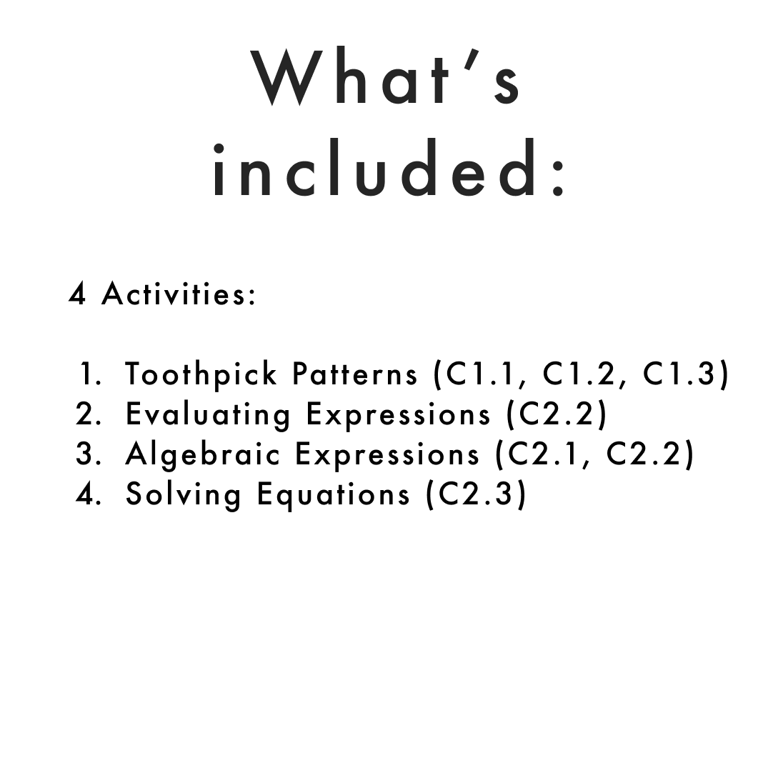 Grade 5 Ontario Math Centres | Patterns & Equations | Google Slides ...