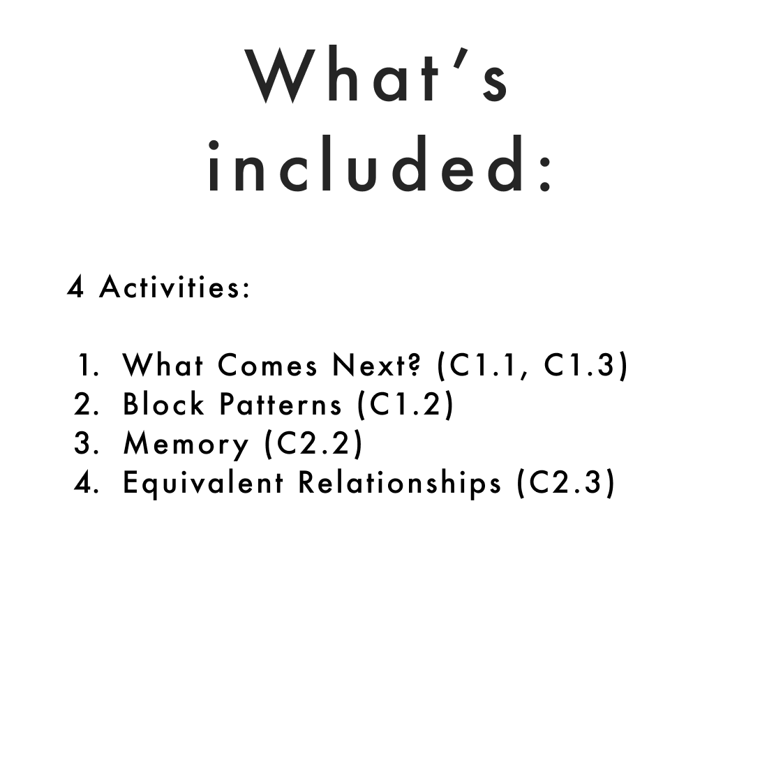 Grade 3 Ontario Math Centres | Patterns & Equations | Google Slides ...