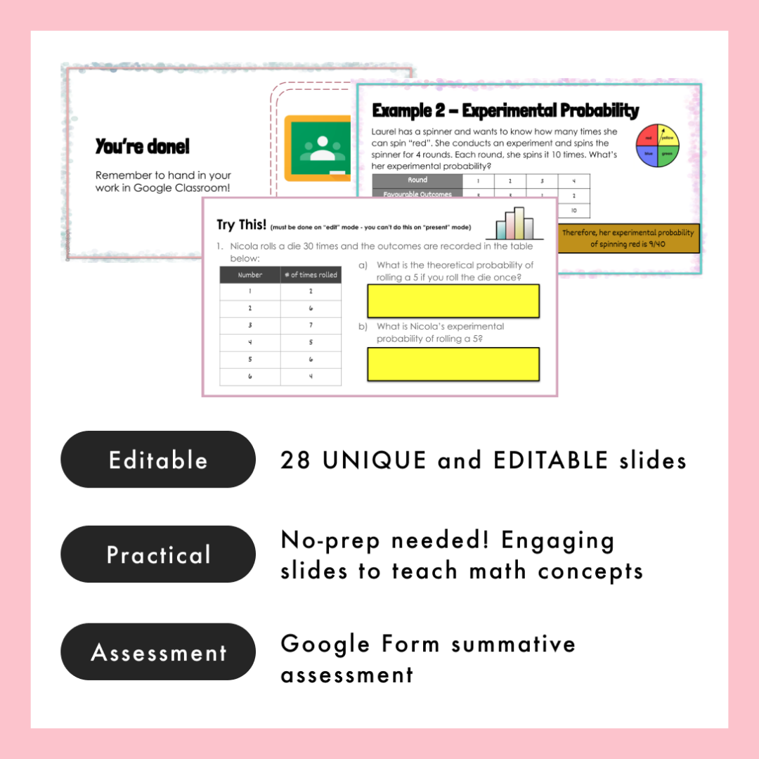 Grade 5 Ontario Math Curriculum | Probability | Digital Google Slides ...