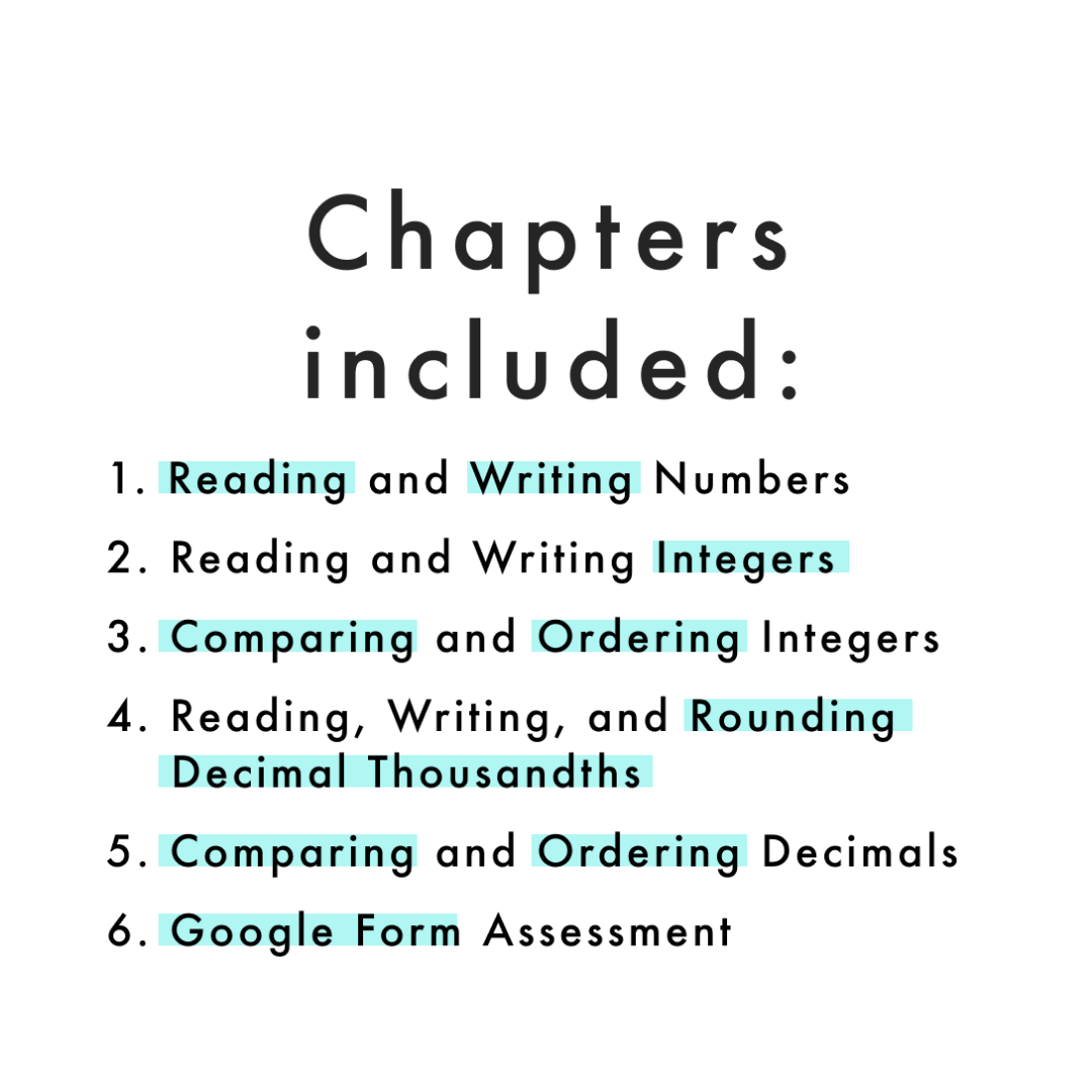 Grade 6 Ontario Math Curriculum | Number Sense | Digital Google Slides ...