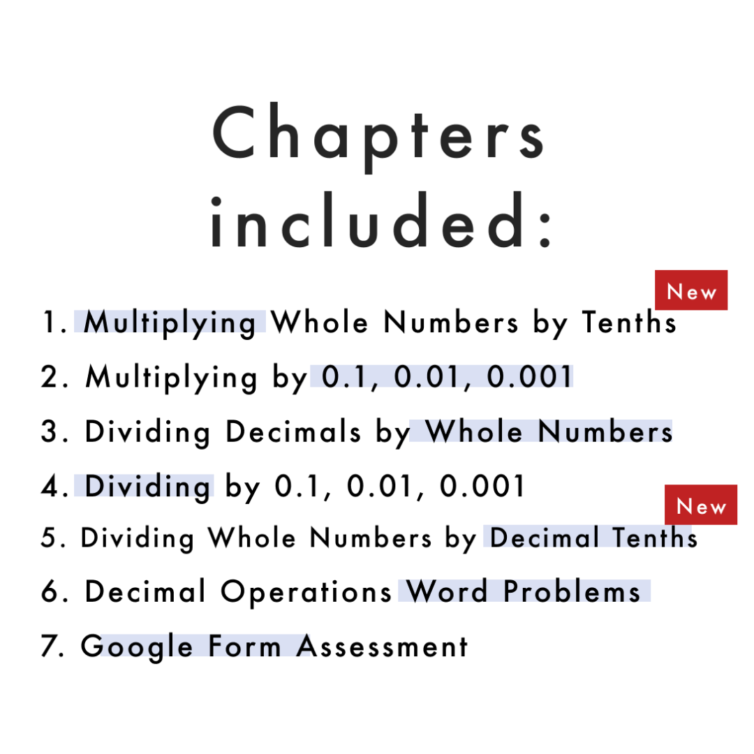 Grade 6 Ontario Math Curriculum | Decimal Operations | Digital Google ...