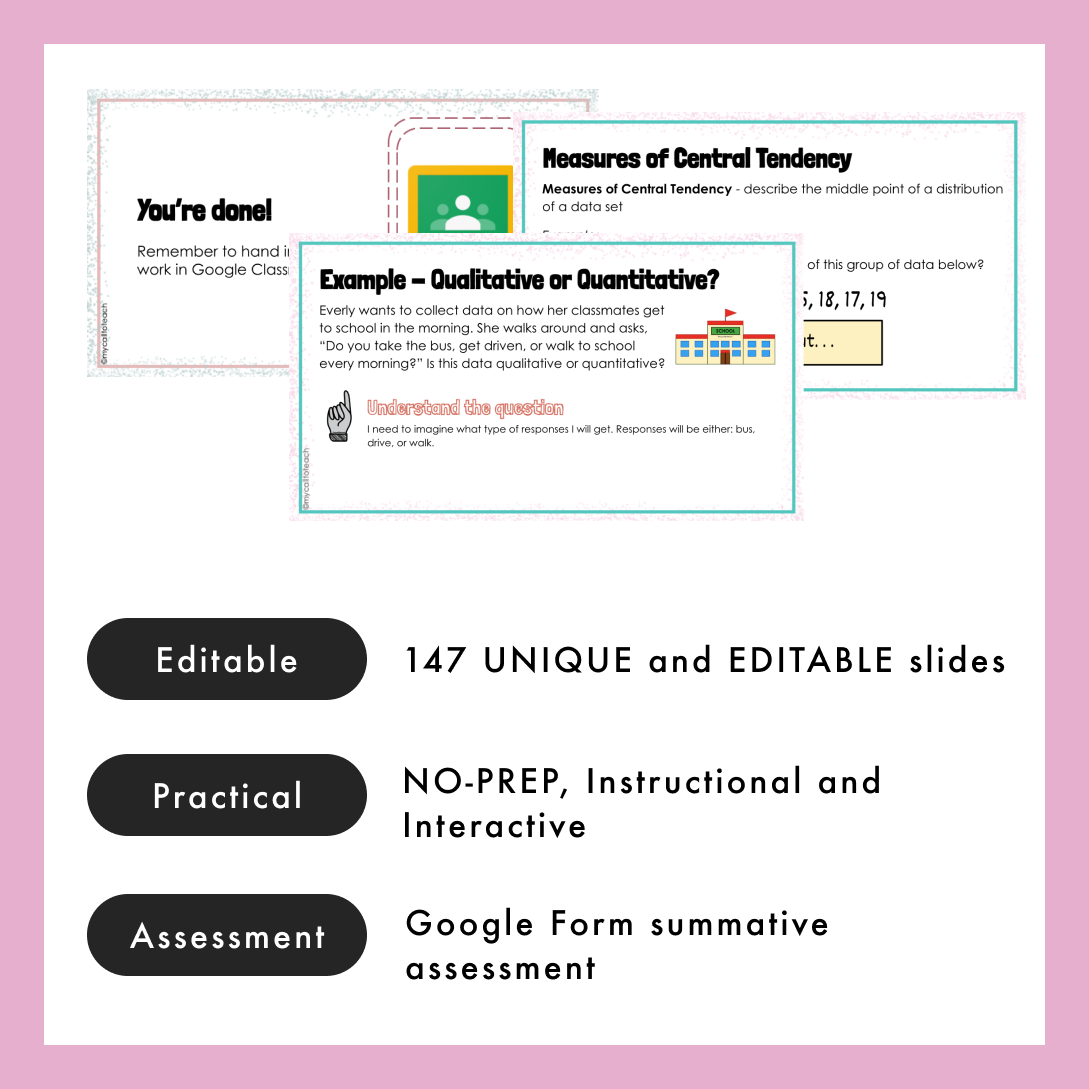 Grade 4 Ontario Math Curriculum | Data Literacy | Digital Google Slide ...