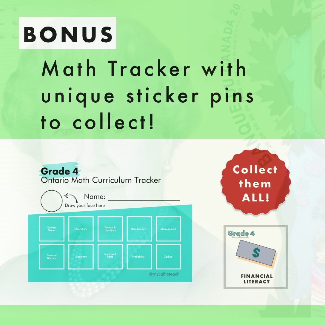 Grade 4 Ontario Math Assessments | Financial Literacy | PDF and Google ...