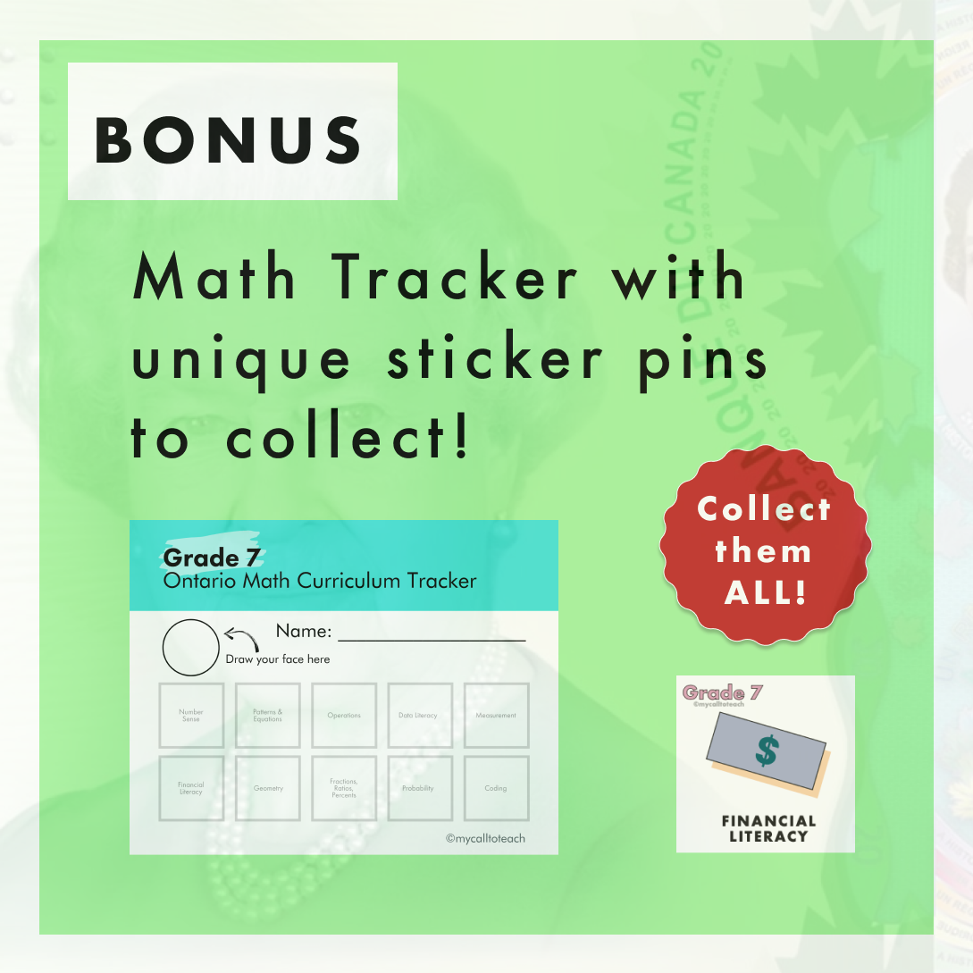 Grade 7 Ontario Math Assessments | Financial Literacy | PDF and Google ...