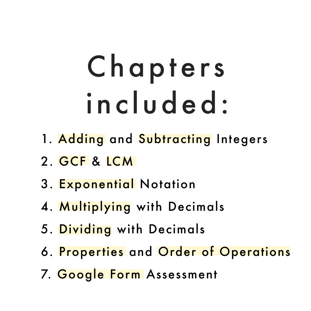 Grade 7 Ontario Math Curriculum | Operations | Digital Google Slides a ...