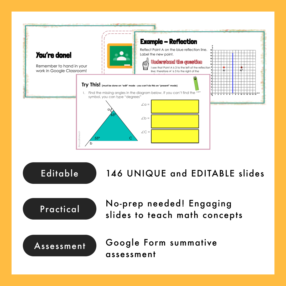 Grade 5 Ontario Math Curriculum | Geometry | Digital Google Slides and ...