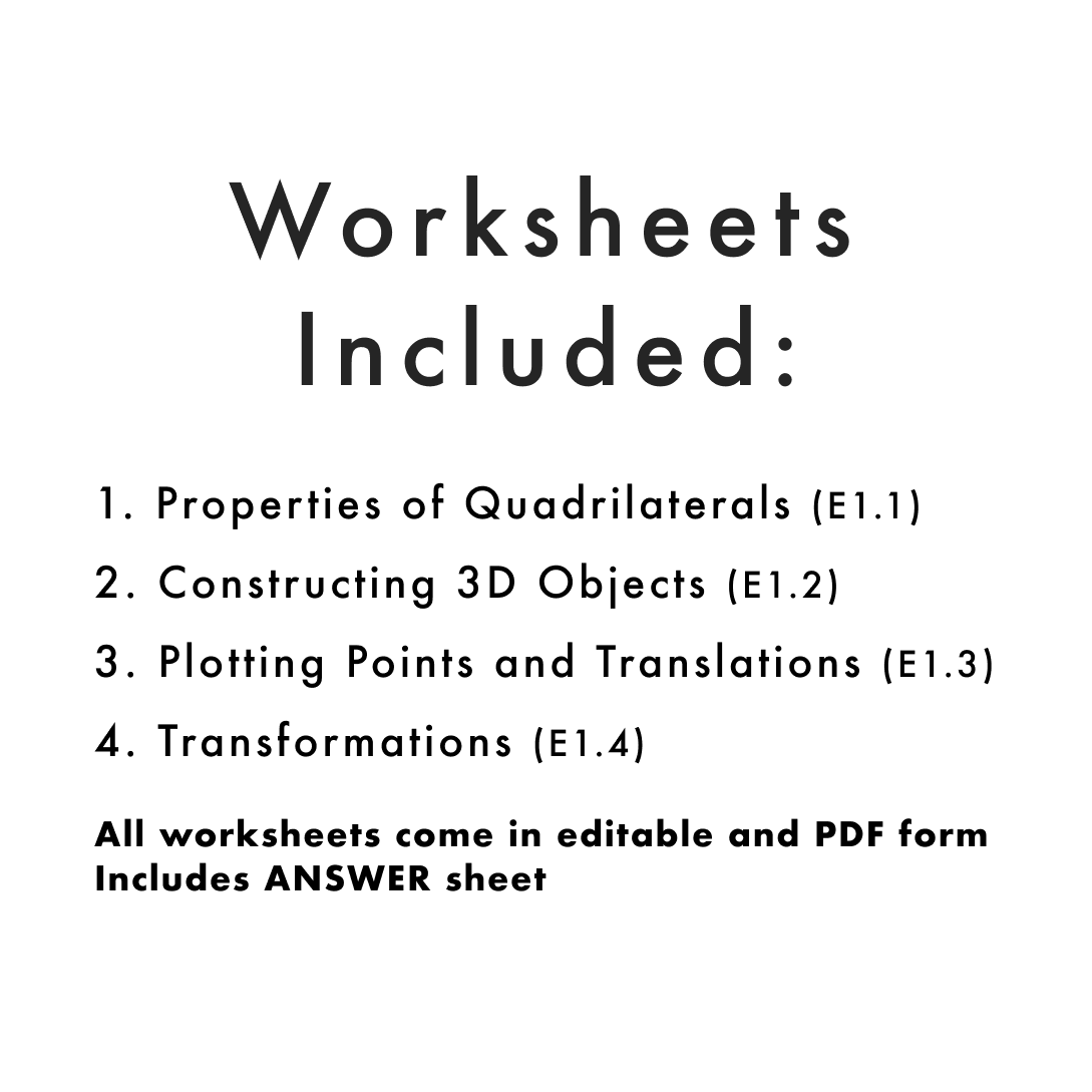 Grade 6 Ontario Math Worksheets | Geometry | PDF and Google Slides – My ...