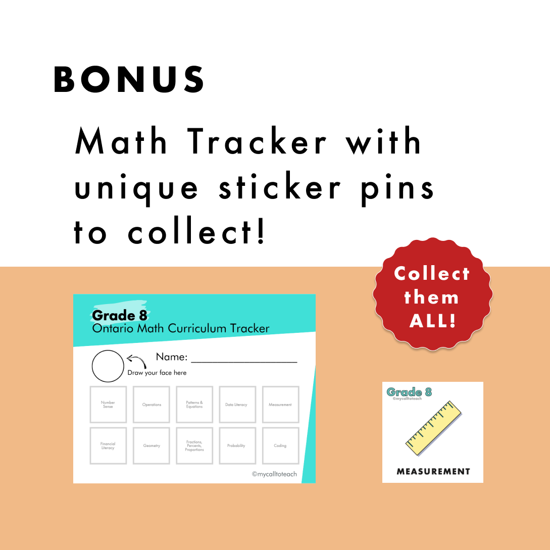 Grade 8 Ontario Math Assessments | Measurement | PDF and Google Slides ...