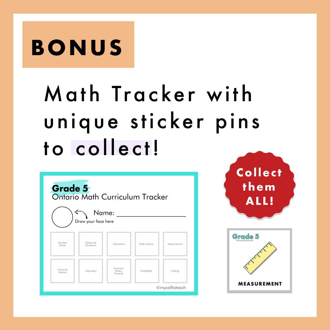 Grade 5 Ontario Math Assessments | Measurement | PDF and Google Slides ...