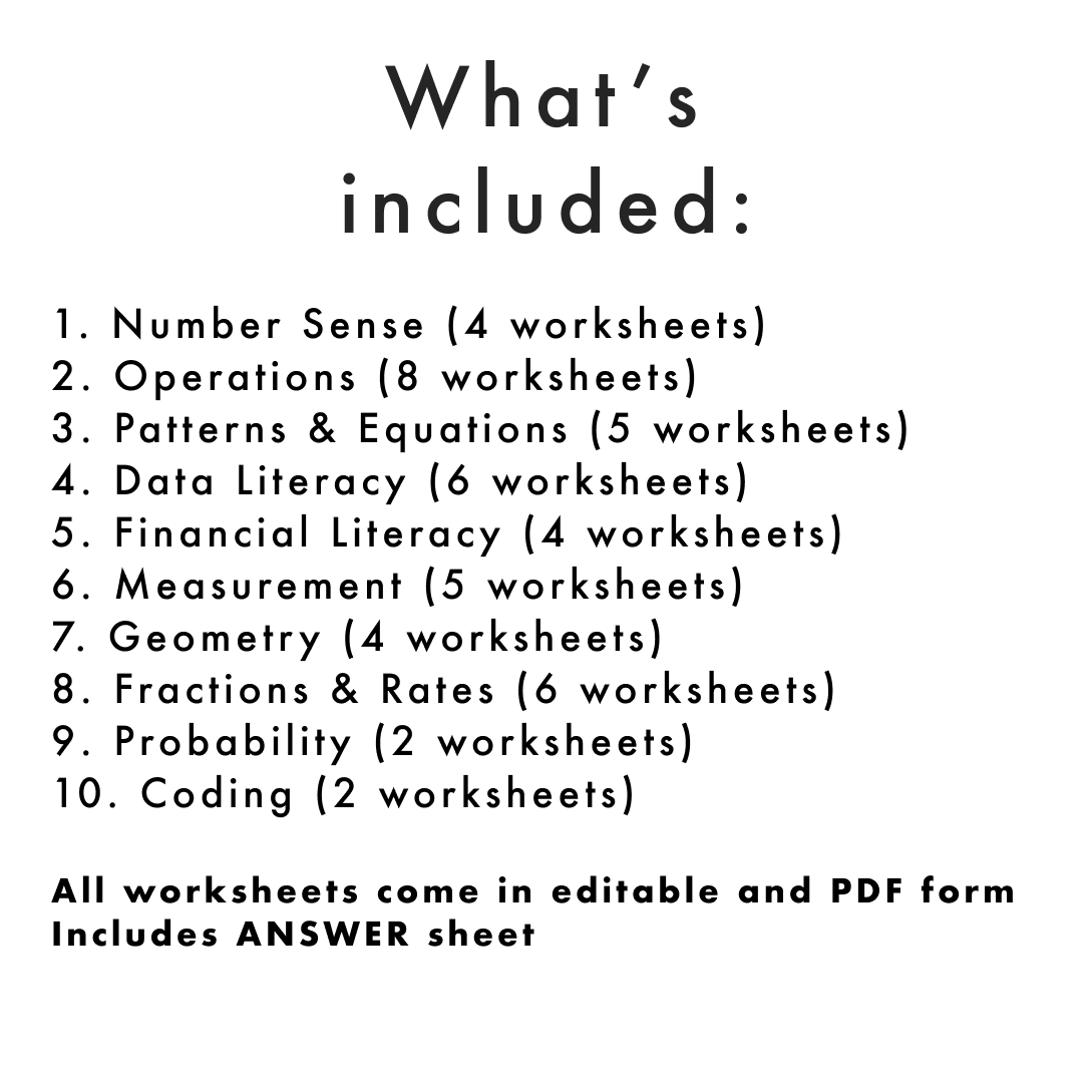 Grade 4 Ontario Math Curriculum FULL YEAR Worksheet Bundle all Expect grade-4-ontario-math-curriculum-full-year-worksheet-bundle-all-expect