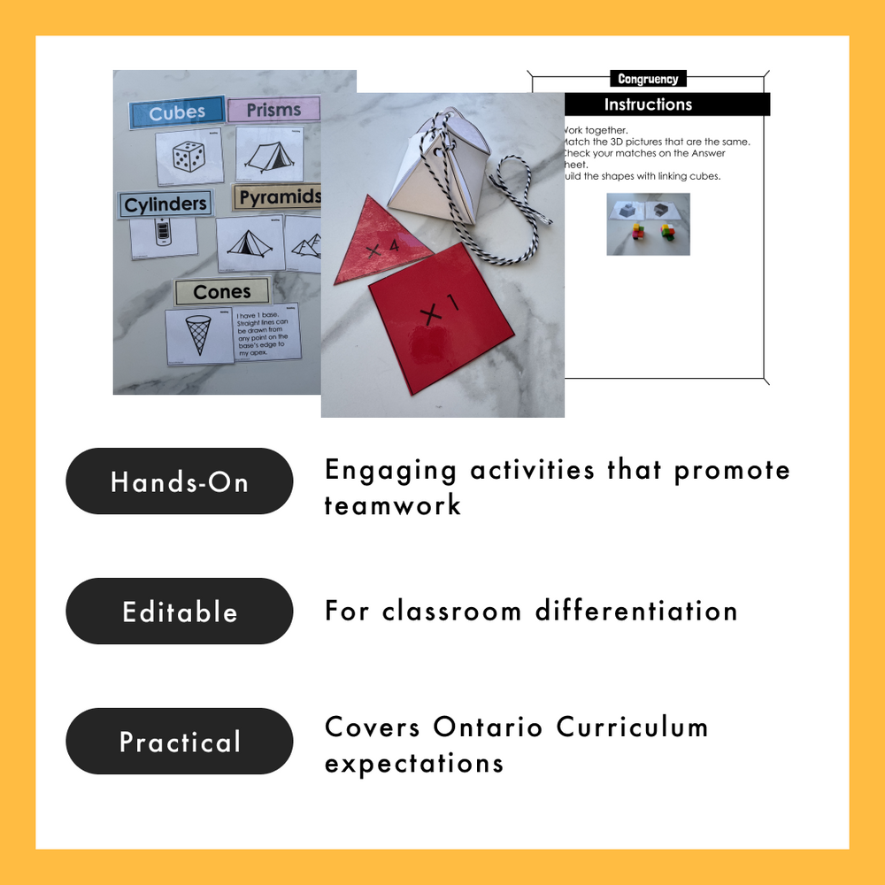 Grade 3 Ontario Math Centres | Geometry | Google Slides – My Call to Teach