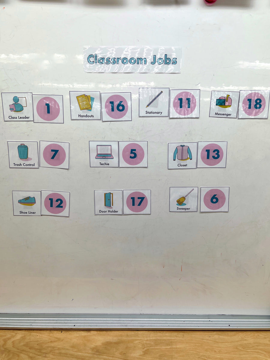 Classroom Jobs for Class Roles - Effective Classroom Management and Or ...