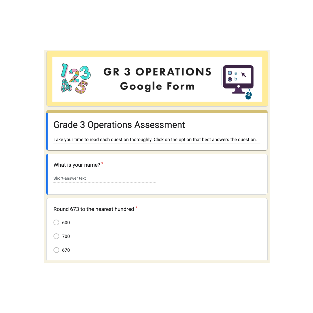 Grade 3 Ontario Math Curriculum | Operations | Digital Google Slides a ...