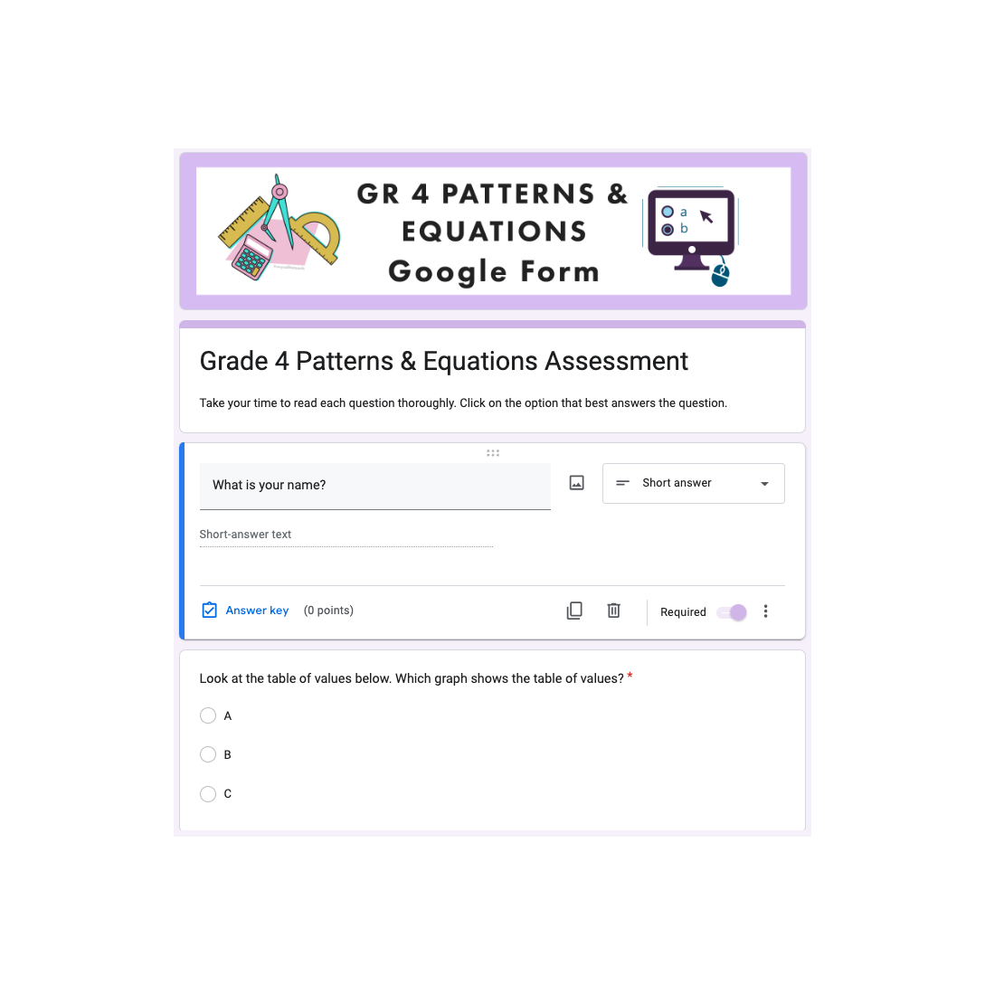 Grade 4 Ontario Math - Patterns & Equations Digital Slides – My Call to ...